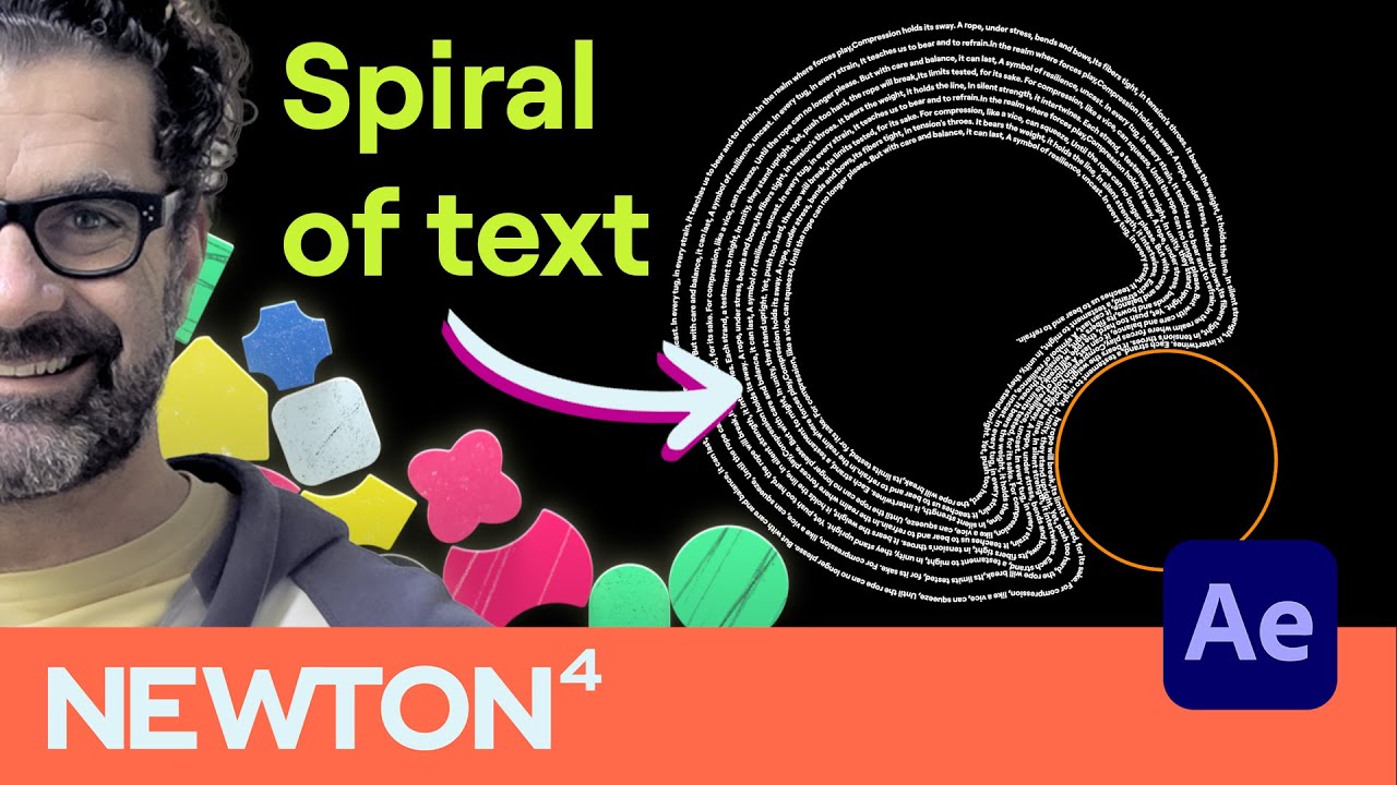 Create a dynamically deforming spiral of text using After Effects and ... Create a dynamically deforming spiral of text using After Effects and ...