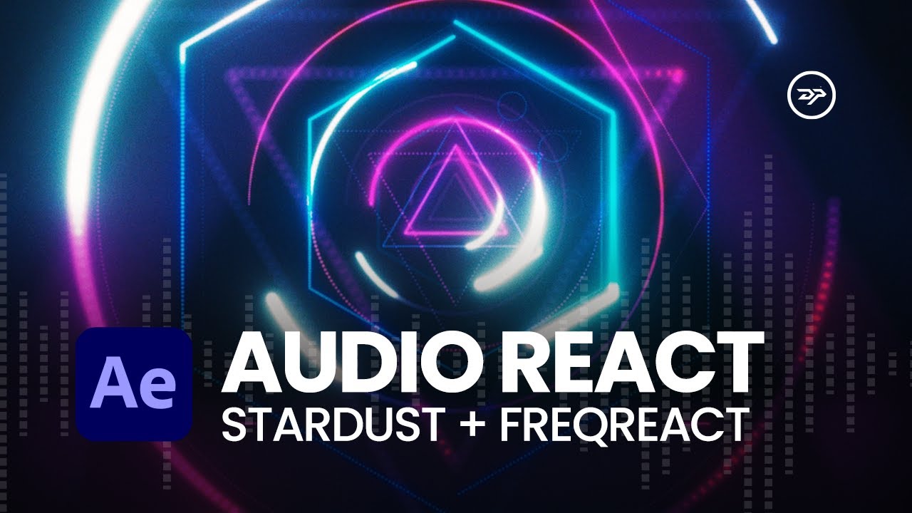 Create An Audio Reactive Neon Visualizer Using Stardust Deep Glow And Freqreact In After