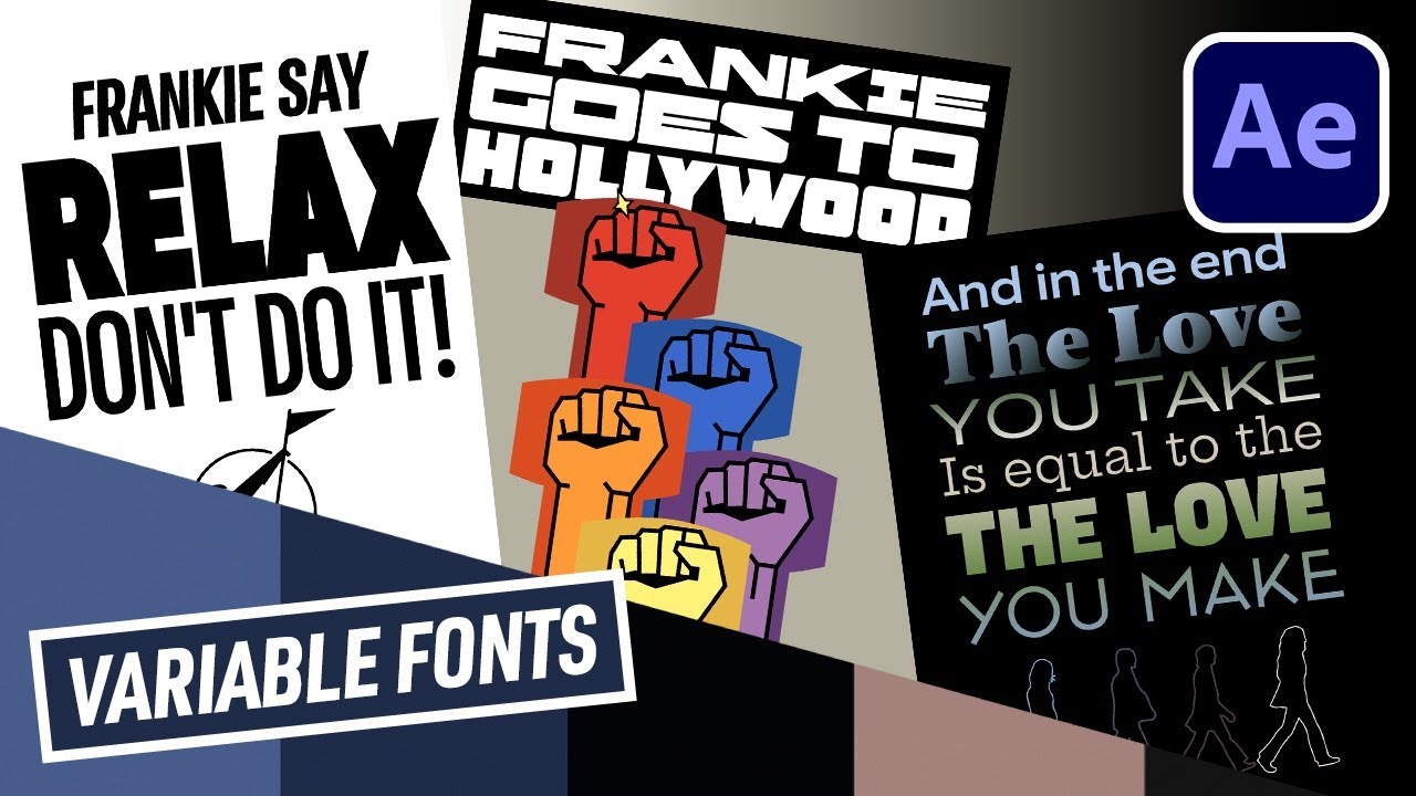 Using Variable Fonts In After Effects
