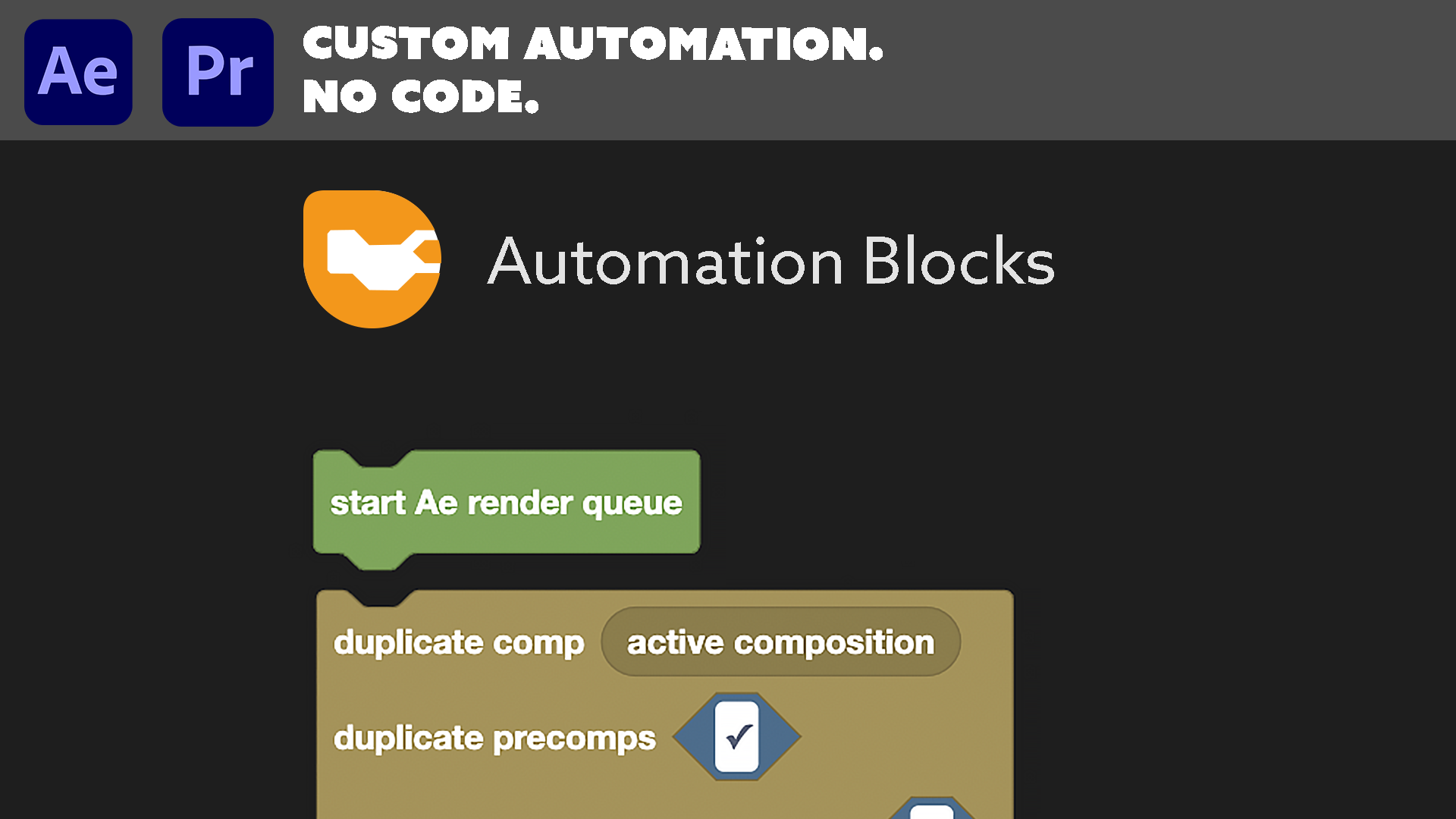 Automation Blocks for After Effects - aescripts.com