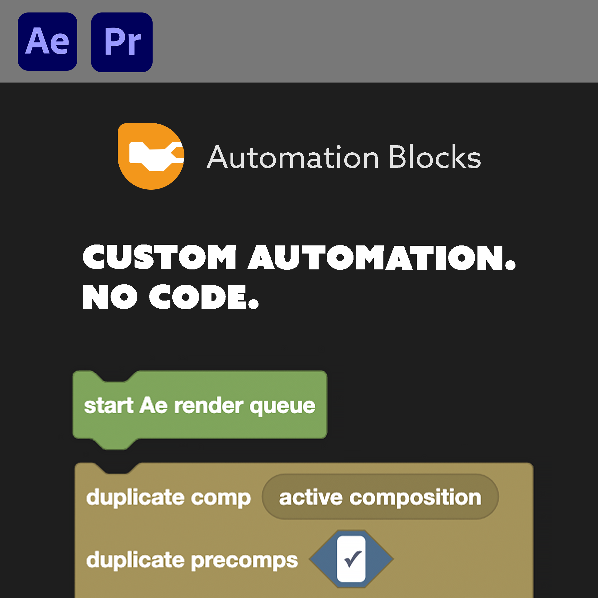 Automation Blocks for After Effects - aescripts.com