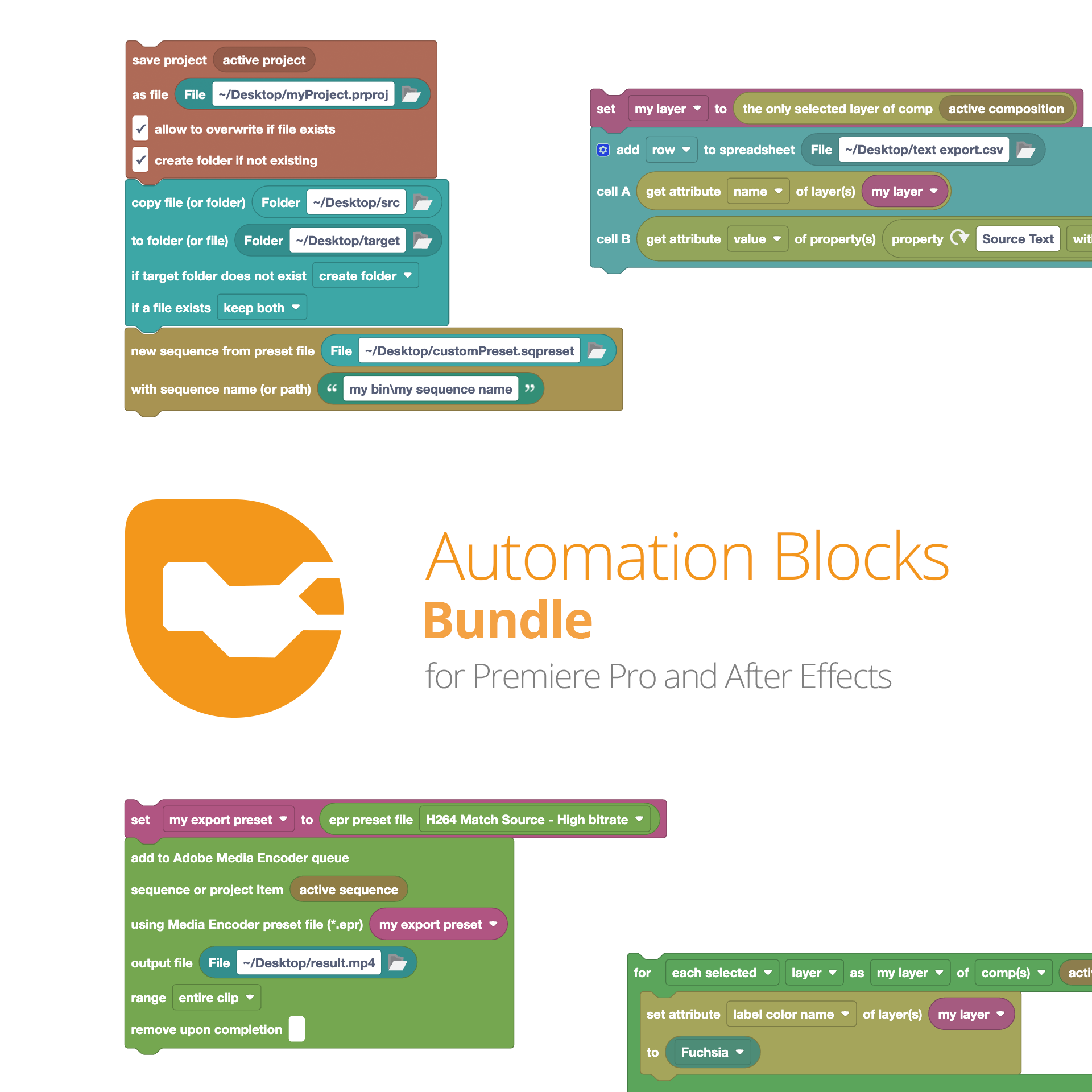 Automation Blocks Bundle - aescripts.com