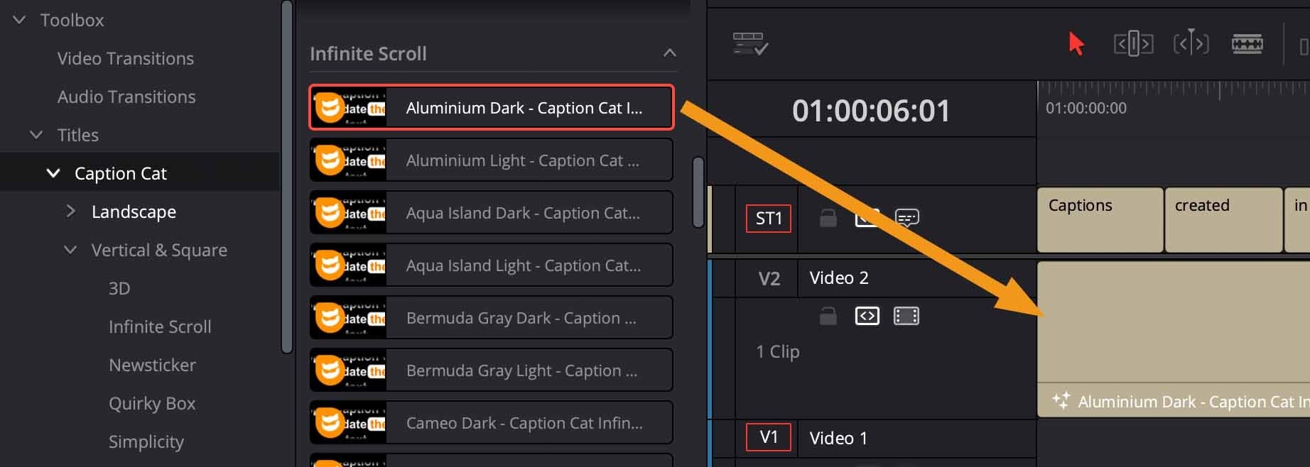 Caption Cat for DaVinci Resolve - aescripts.com