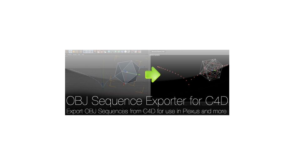 Plexus OBJ Sequence Exporter for C4D - aescripts.com